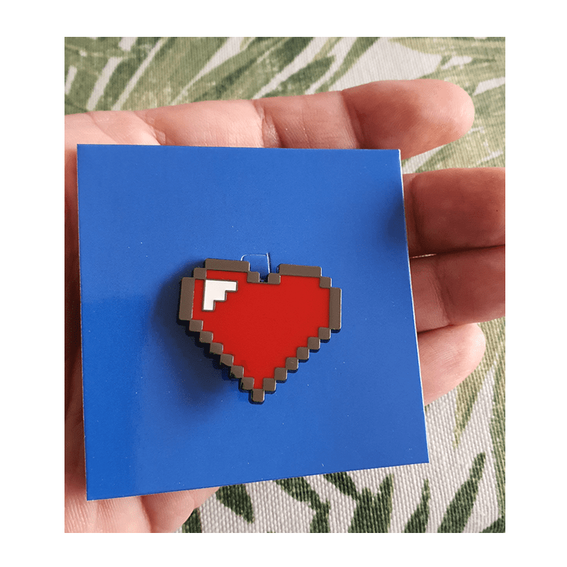 Pin Corazón Pixel | Pixeleate