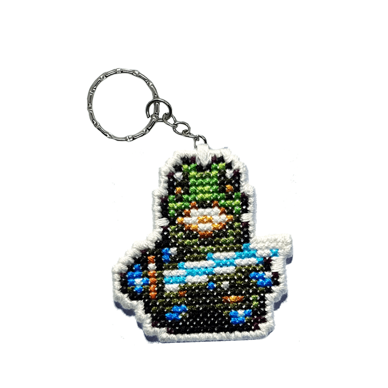 Llavero Tejido Frog Chrono Trigger SNES | Pixeleate